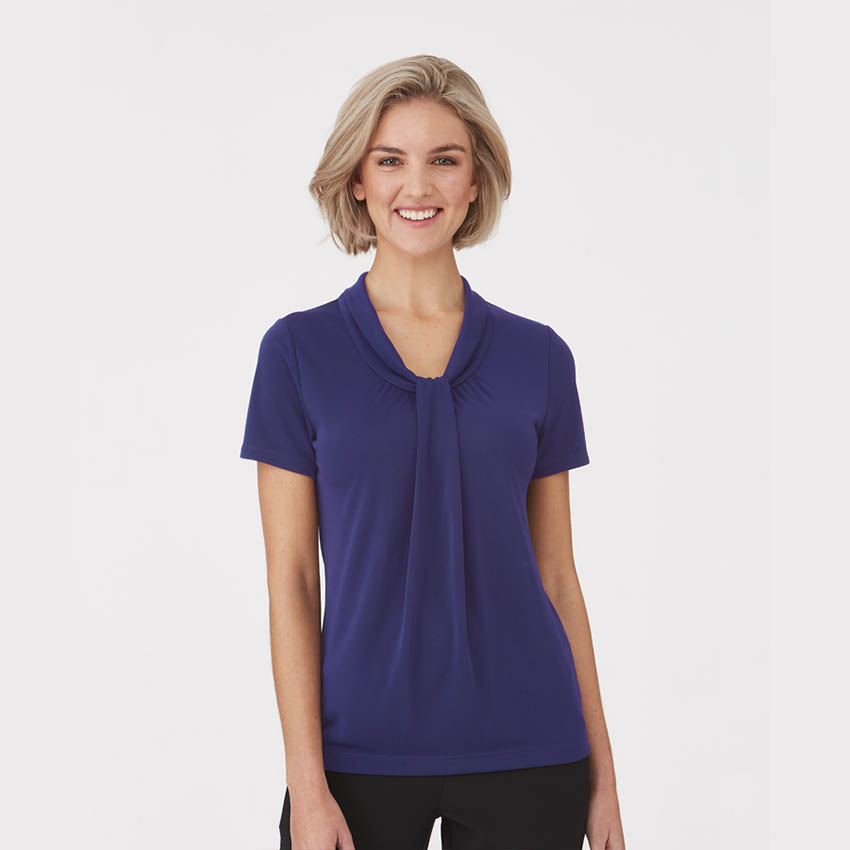 Pippa Knit Short Sleeve Ladies Shirt | City Collection | Stanthorpe ...